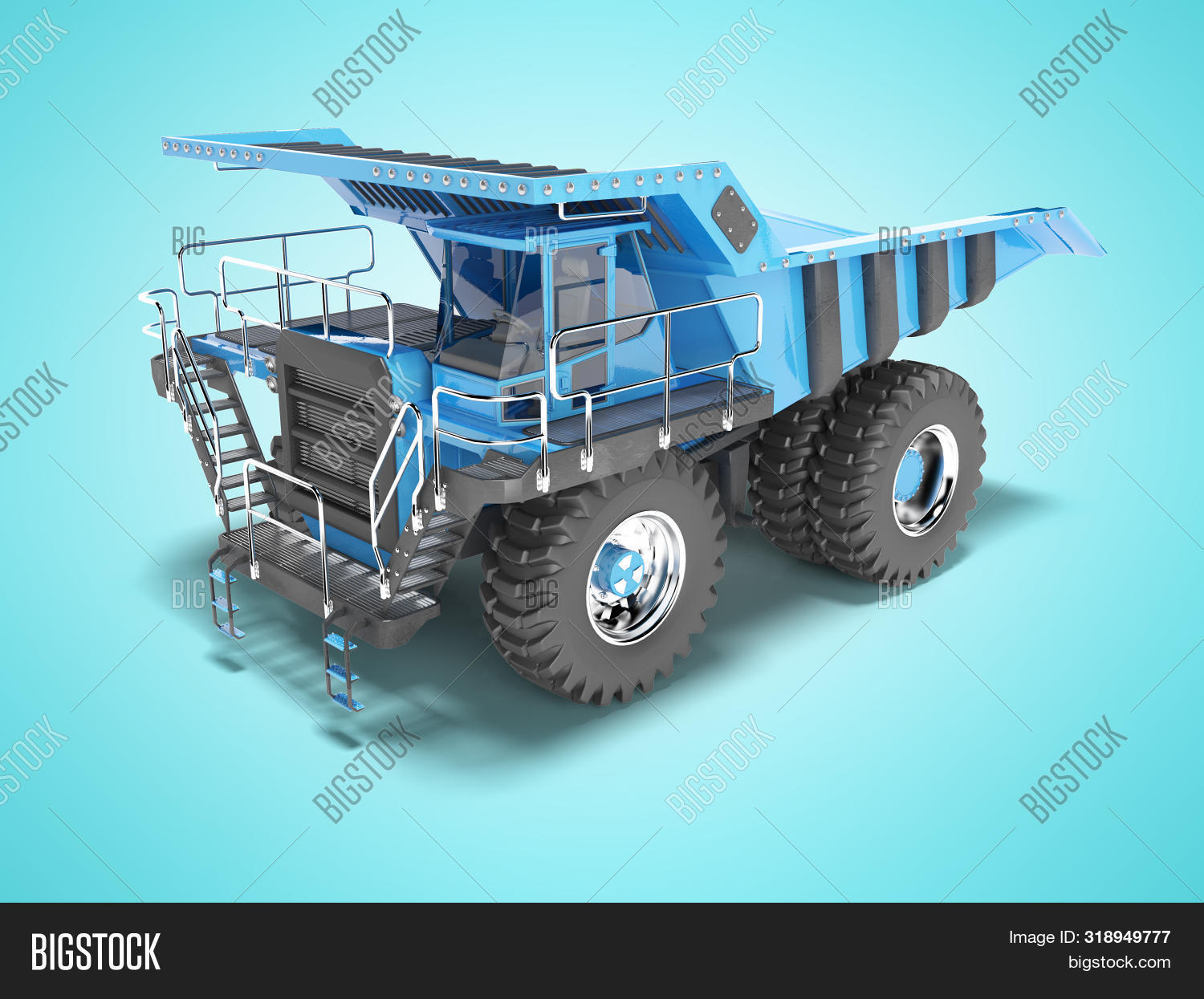 Modern Blue Mining Image & Photo (Free Trial) | Bigstock