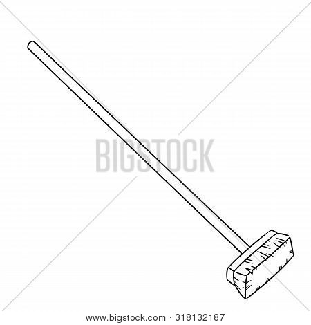 Hand Drawn Cute Besom Vector & Photo (Free Trial) | Bigstock
