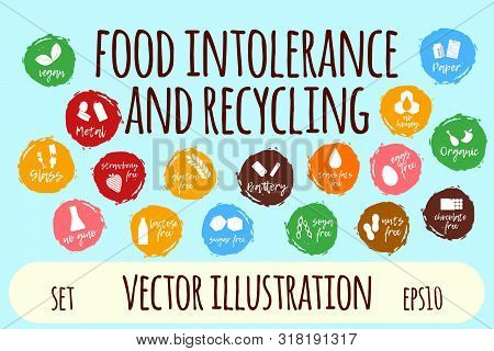 Food Intolerance Vector & Photo (Free Trial) | Bigstock