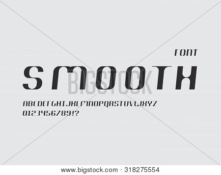 Smooth Font. Vector Vector & Photo (Free Trial) | Bigstock