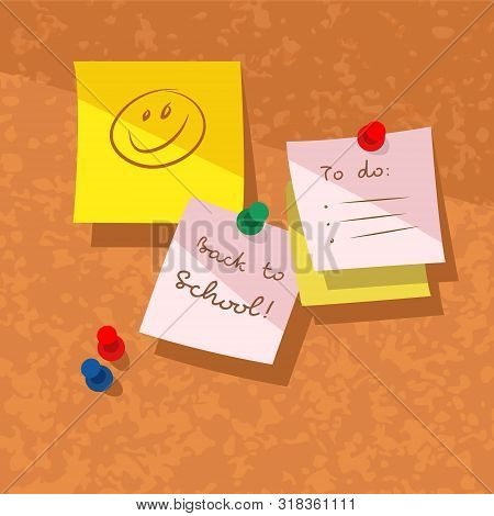 Sticky Notes On Vector & Photo (Free Trial) | Bigstock