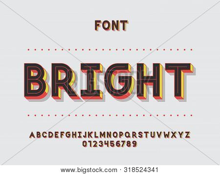 Bright Font. Vector Vector & Photo (Free Trial) | Bigstock