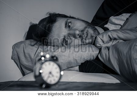 Young Man Bed Staring Image & Photo (Free Trial) | Bigstock