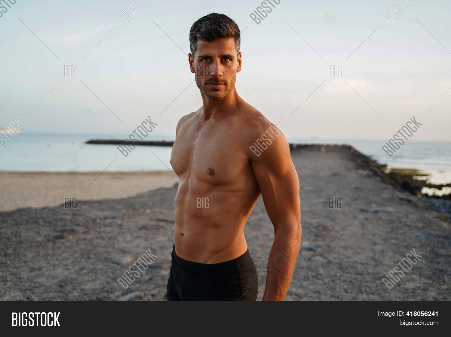 Sexy Shirtless Young Image And Photo Free Trial Bigstock