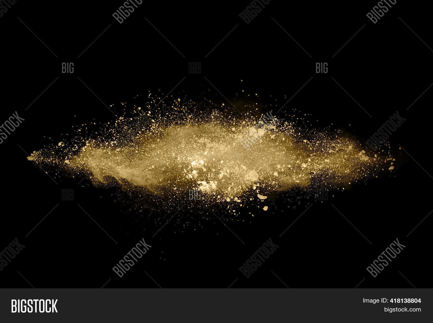 Golden Powder Image & Photo (Free Trial) | Bigstock