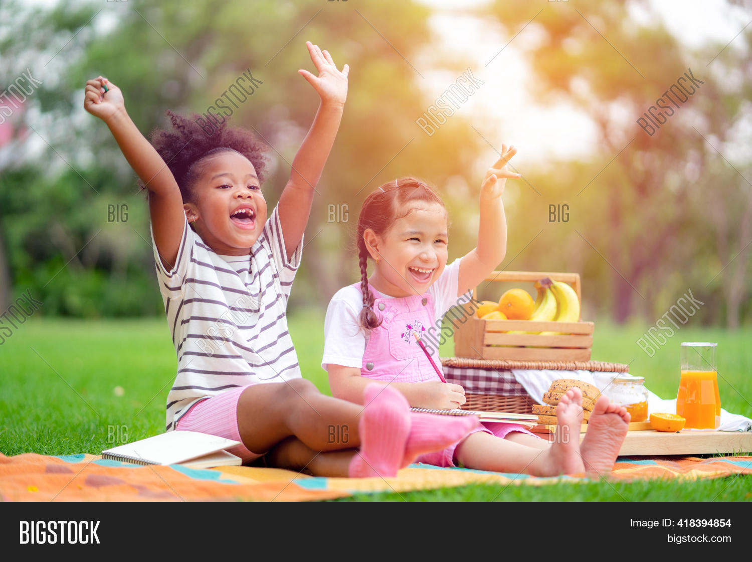 Happy Children Playing Image & Photo (Free Trial) | Bigstock