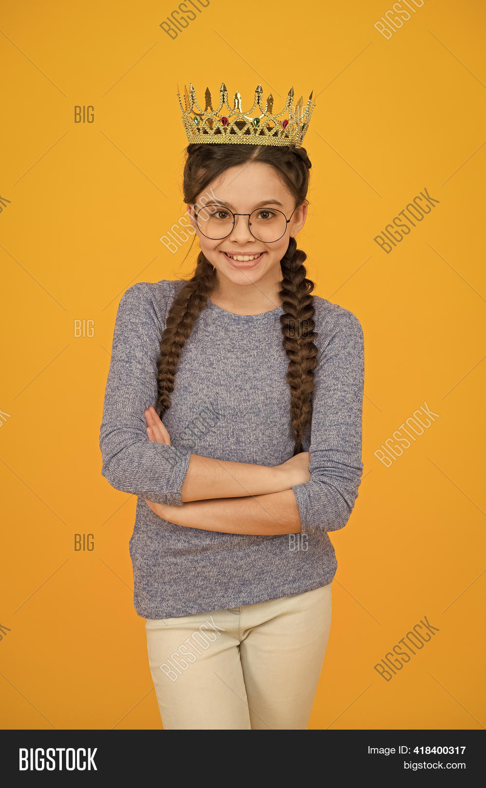 Girl Princess. Happy Image & Photo (Free Trial) | Bigstock