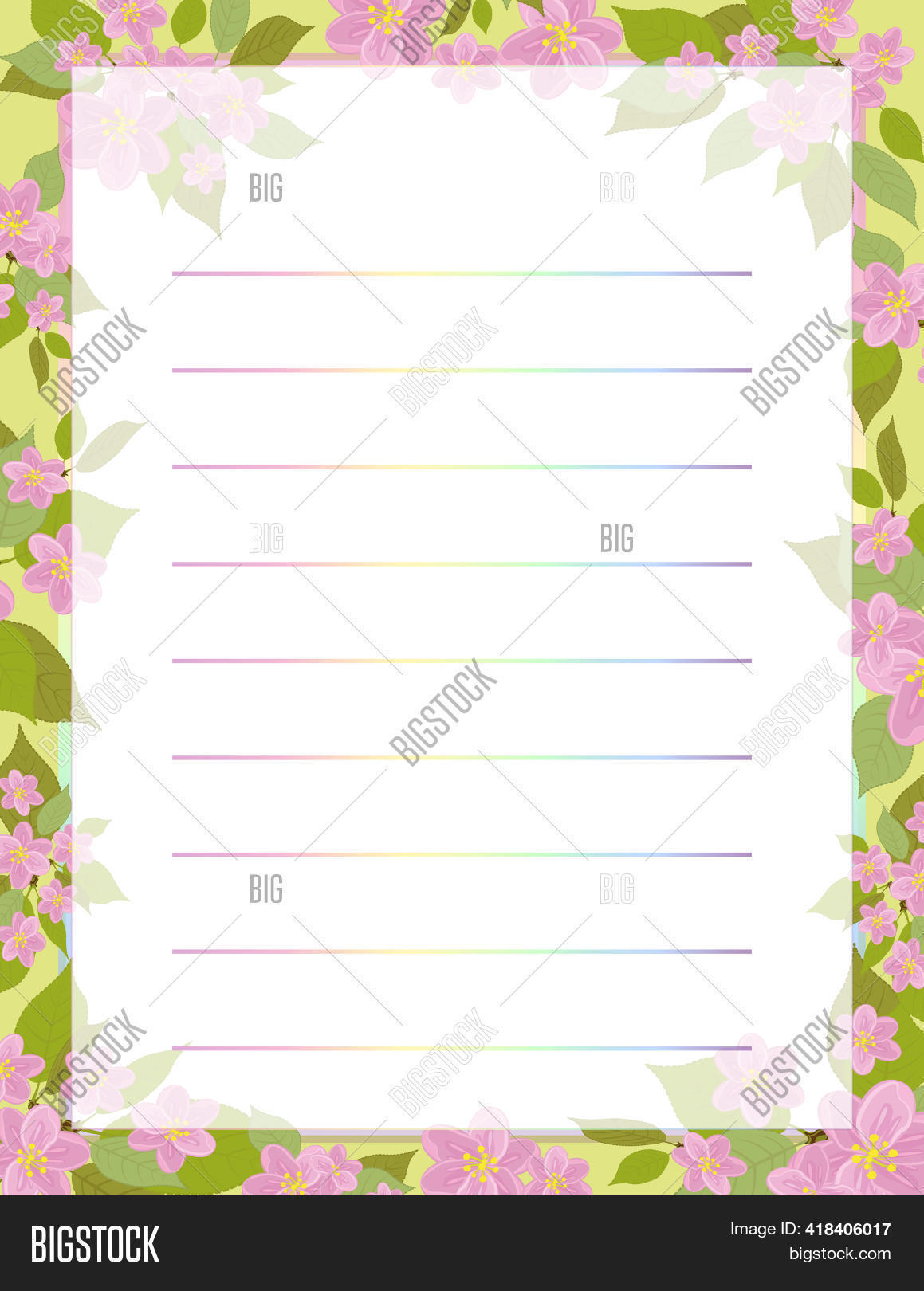 Lined Letterhead Paper Image & Photo (Free Trial) | Bigstock