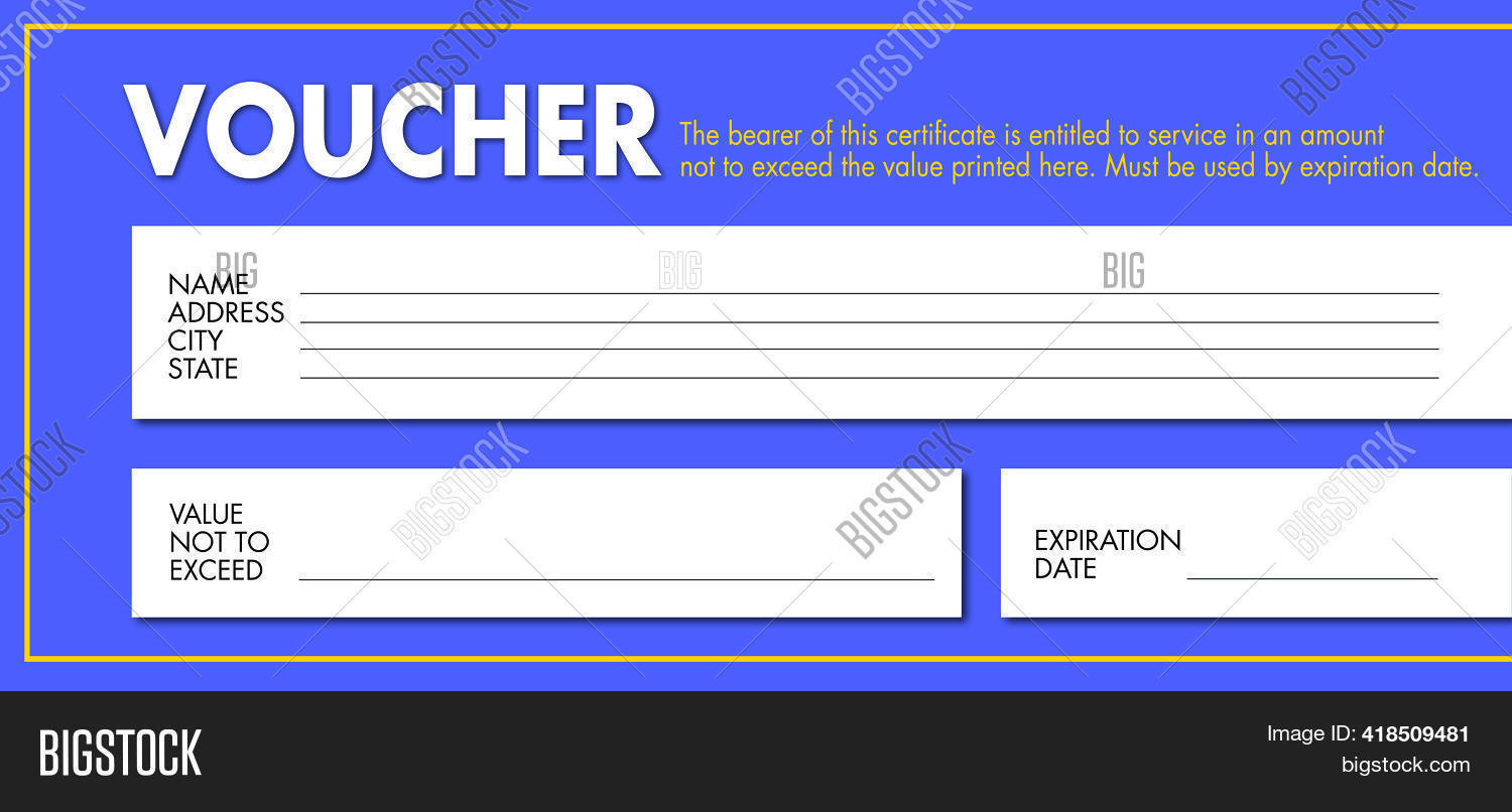 Voucher Certificate Image & Photo (Free Trial) | Bigstock