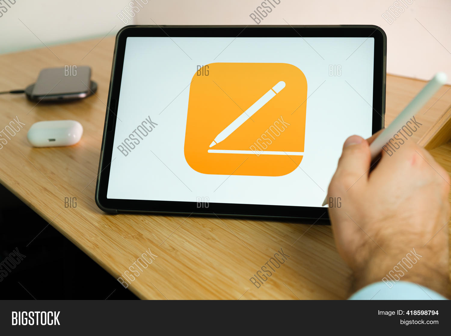 Apple Pages Logo On Image & Photo (Free Trial) | Bigstock