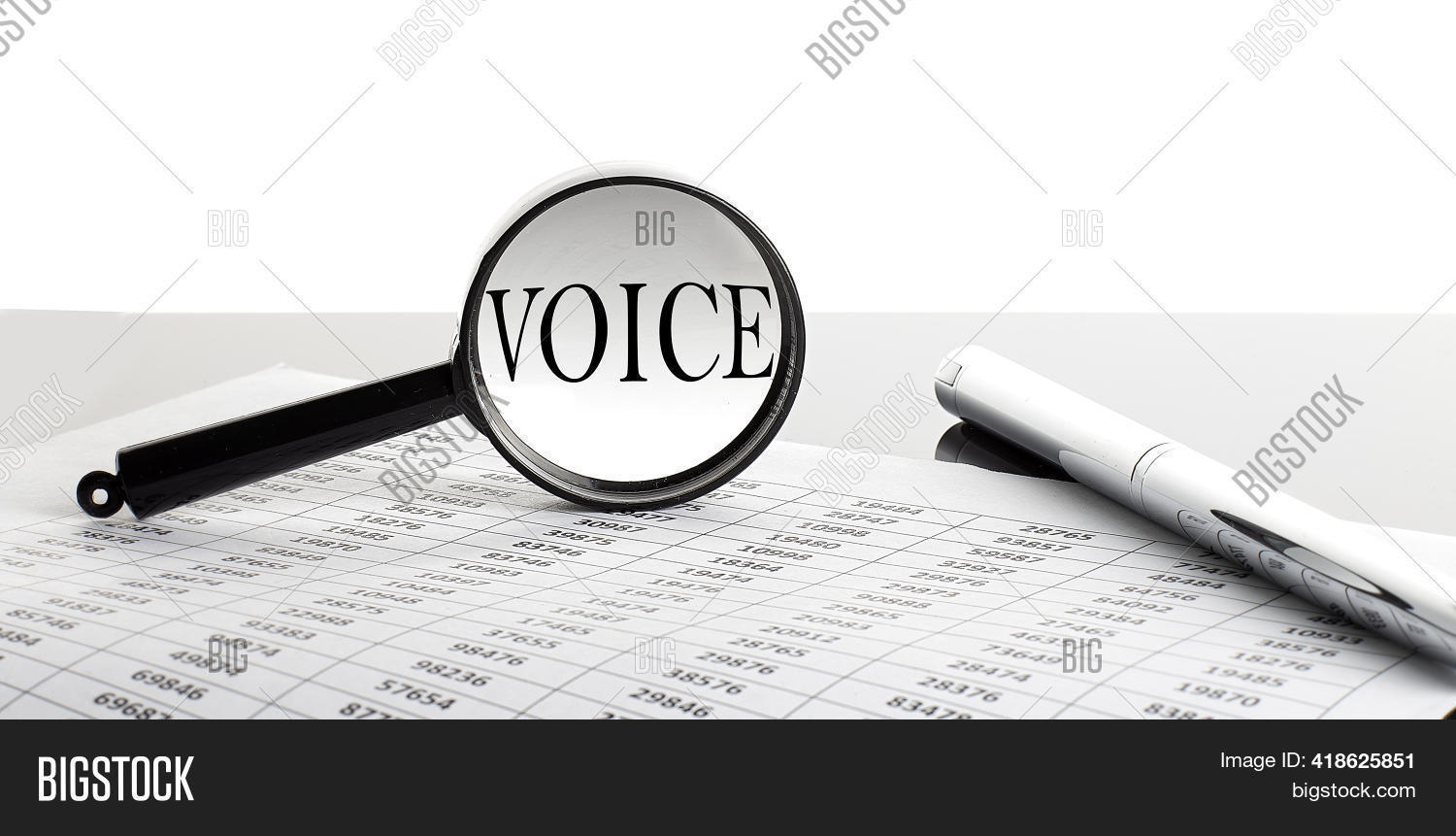 Magnifying Glass Text Image & Photo (Free Trial) | Bigstock