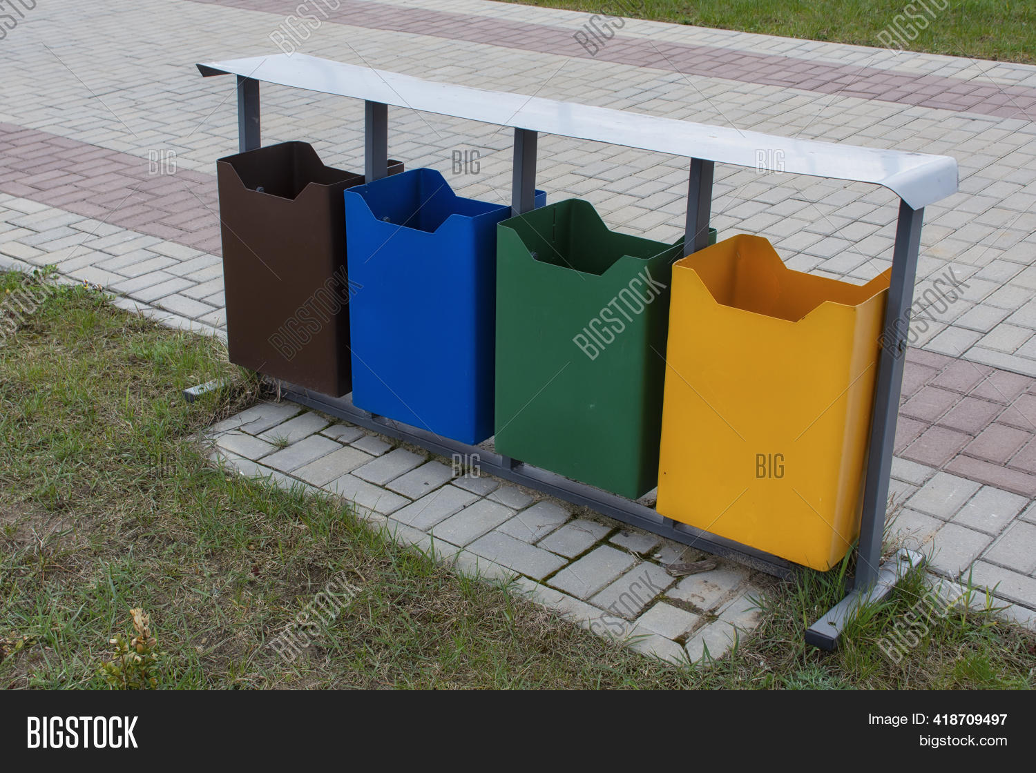 Ecological Trash Cans Image & Photo (Free Trial) | Bigstock