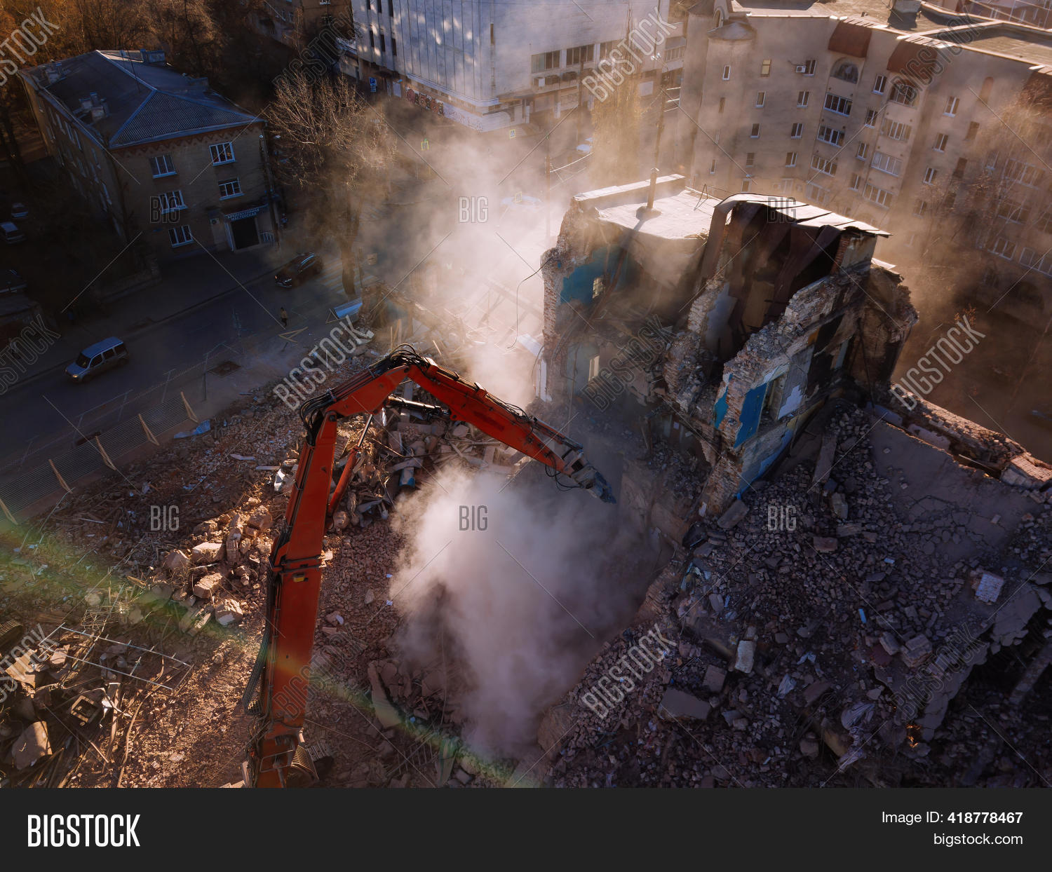 Aerial View Demolition Image & Photo (Free Trial) | Bigstock