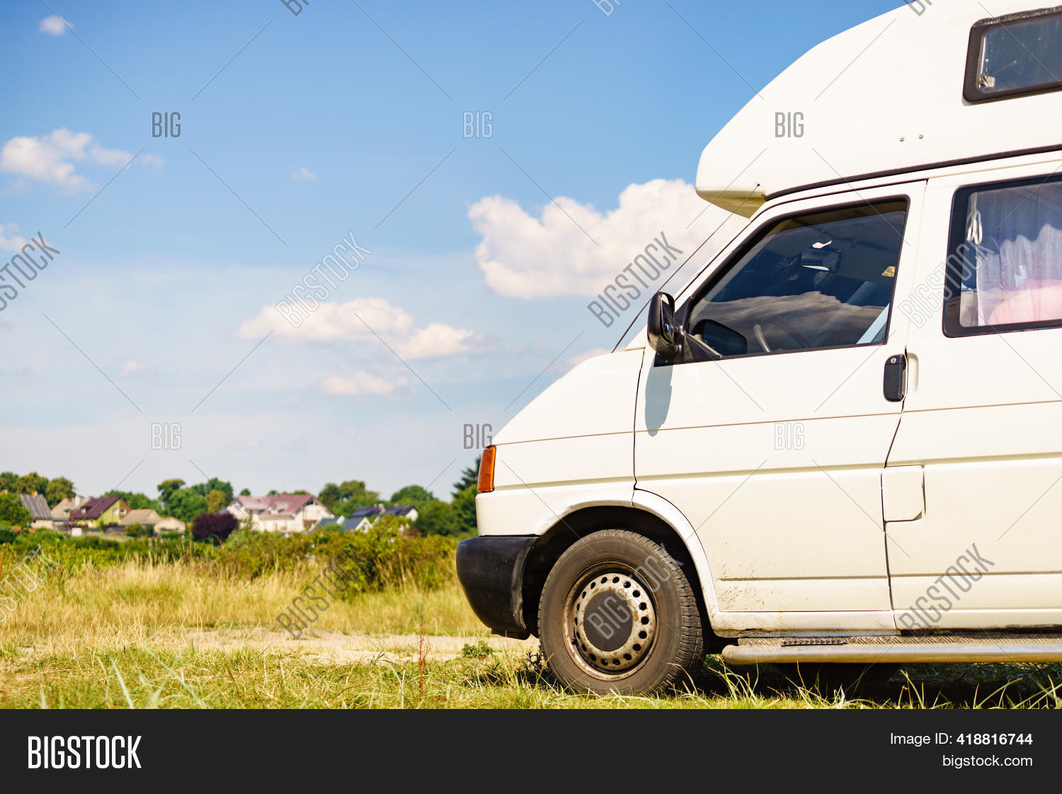 Camper Van Camping On Image & Photo (Free Trial) | Bigstock