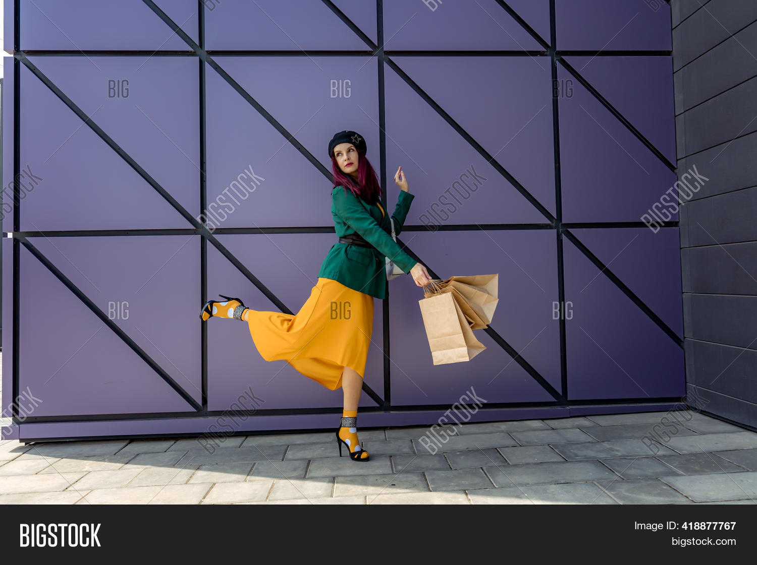 Happy Shopaholic Girl Image & Photo (Free Trial) | Bigstock