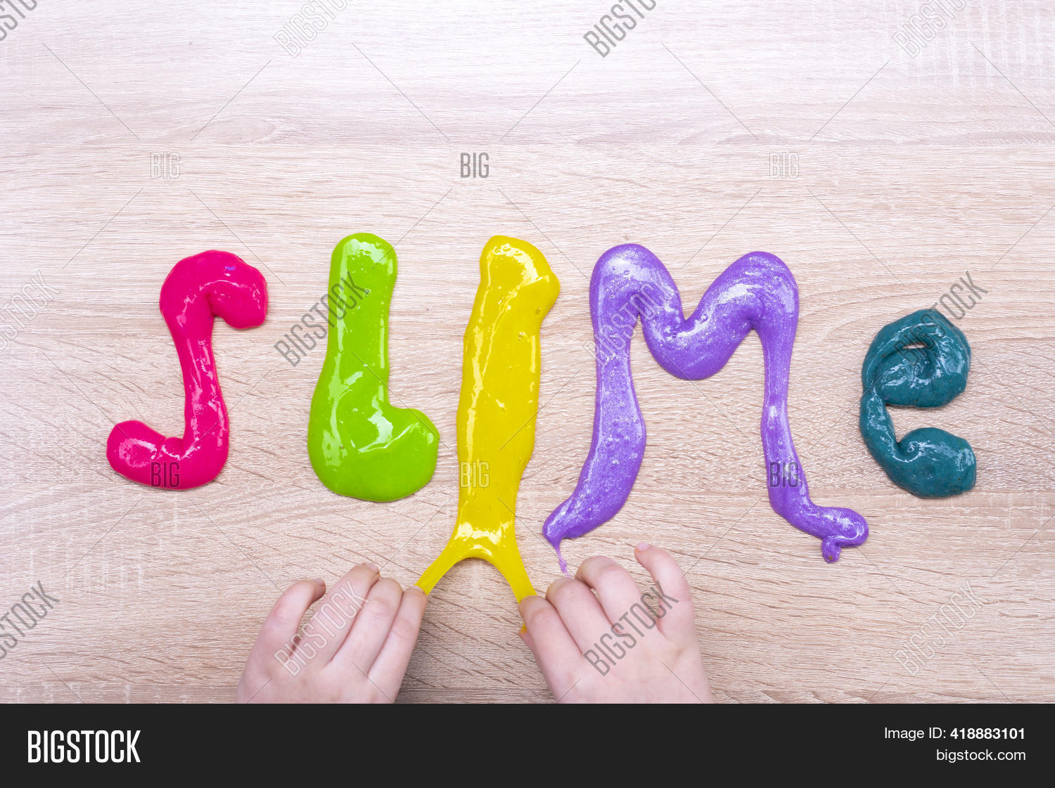 Word Slime Made Multi- Image & Photo (Free Trial) | Bigstock