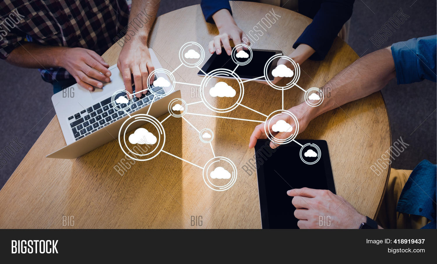 Connected Network Image & Photo (Free Trial) | Bigstock