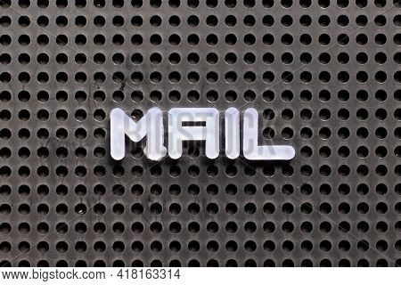 White Color Letter Image & Photo (Free Trial) | Bigstock