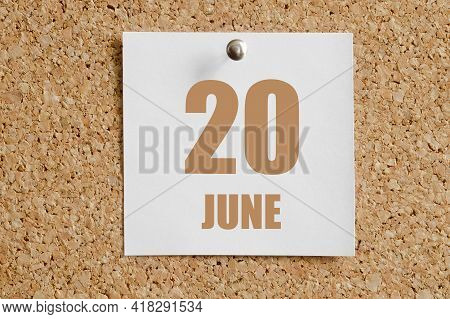 June 20. 20th Day Image & Photo (Free Trial) | Bigstock