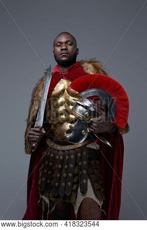 Black Roman Soldier Image & Photo (Free Trial) | Bigstock