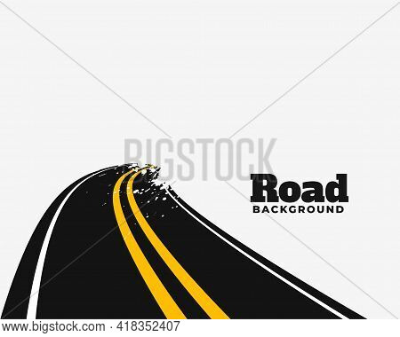 Curve Road Pathway Vector & Photo (Free Trial) | Bigstock
