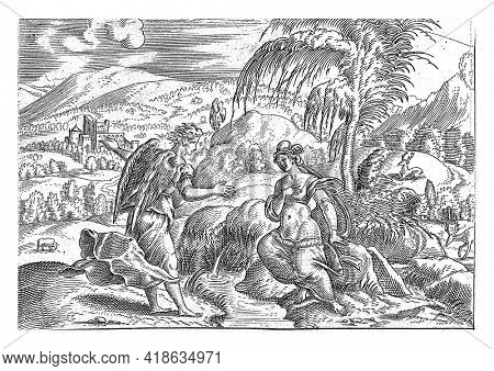 Angel Finds Hagar Well Image & Photo (Free Trial) | Bigstock