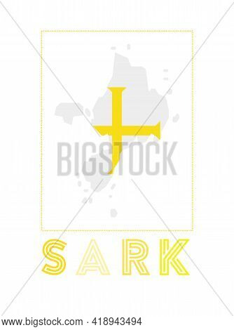Sark Logo. Map Sark Vector & Photo (Free Trial) | Bigstock