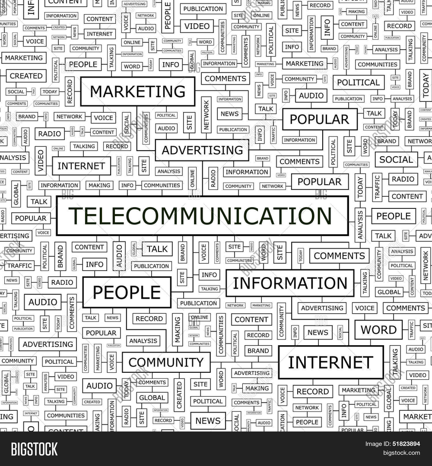 TELECOMMUNICATION. Vector & Photo (Free Trial) | Bigstock