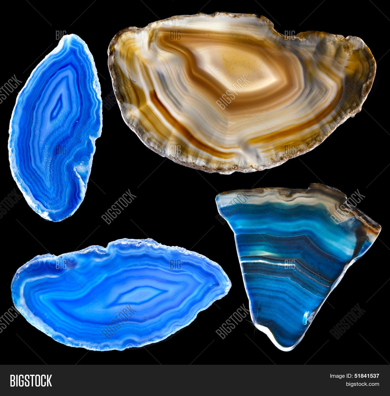 Collection Slice Blue Image & Photo (Free Trial) | Bigstock