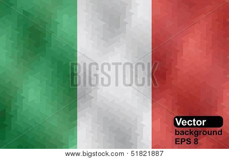 Italian Flag Made Vector & Photo (Free Trial) | Bigstock