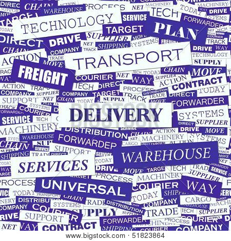 DELIVERY. Word Cloud Vector & Photo (Free Trial) | Bigstock