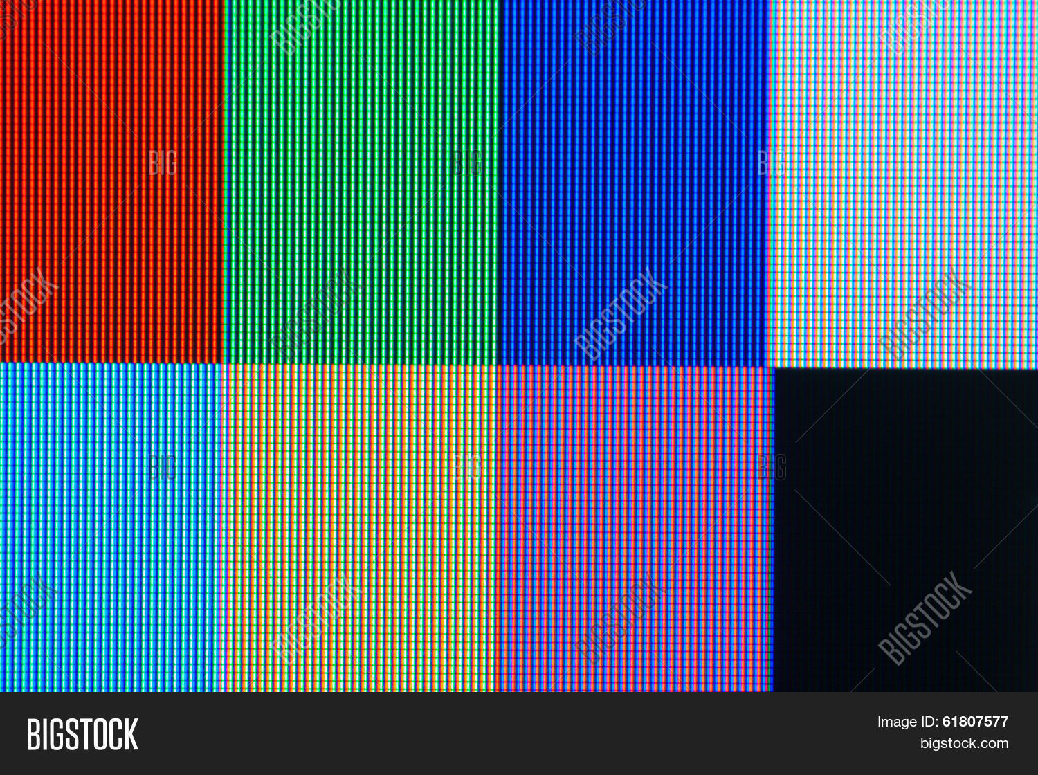 Rgb Cmyk Colors On Lcd Image & Photo (Free Trial) | Bigstock