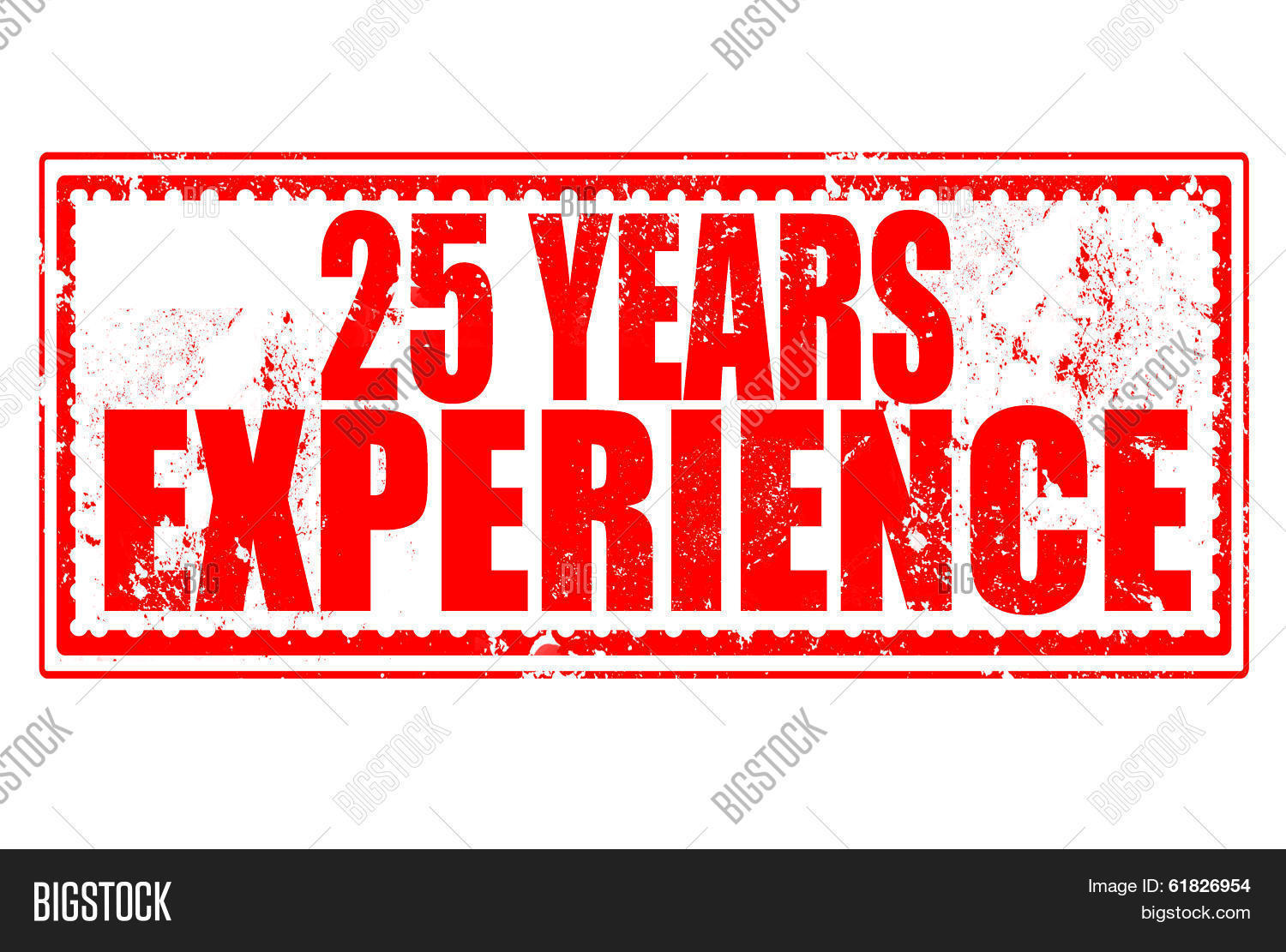 25 Years Experience Vector & Photo (Free Trial) | Bigstock