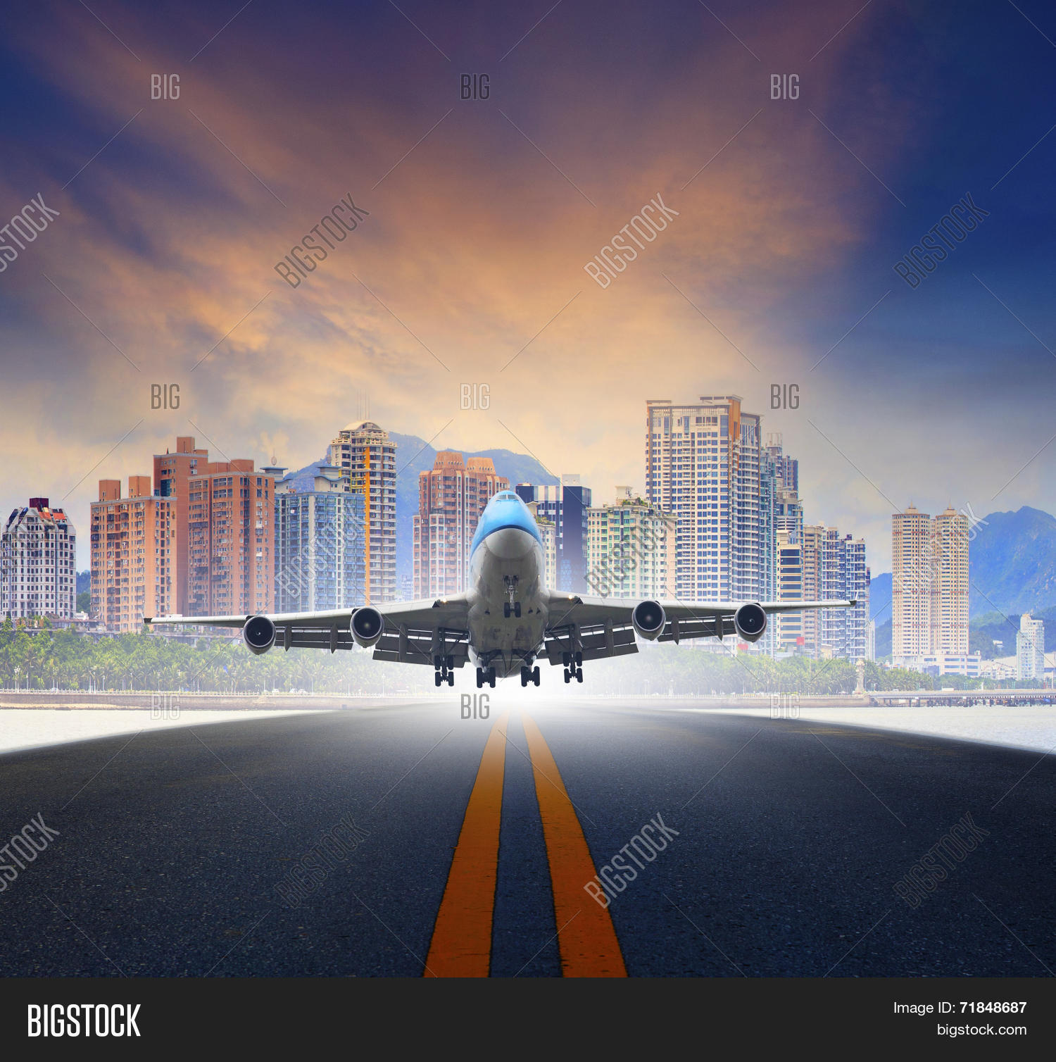 Jet Plane Take Off Image & Photo (Free Trial) | Bigstock