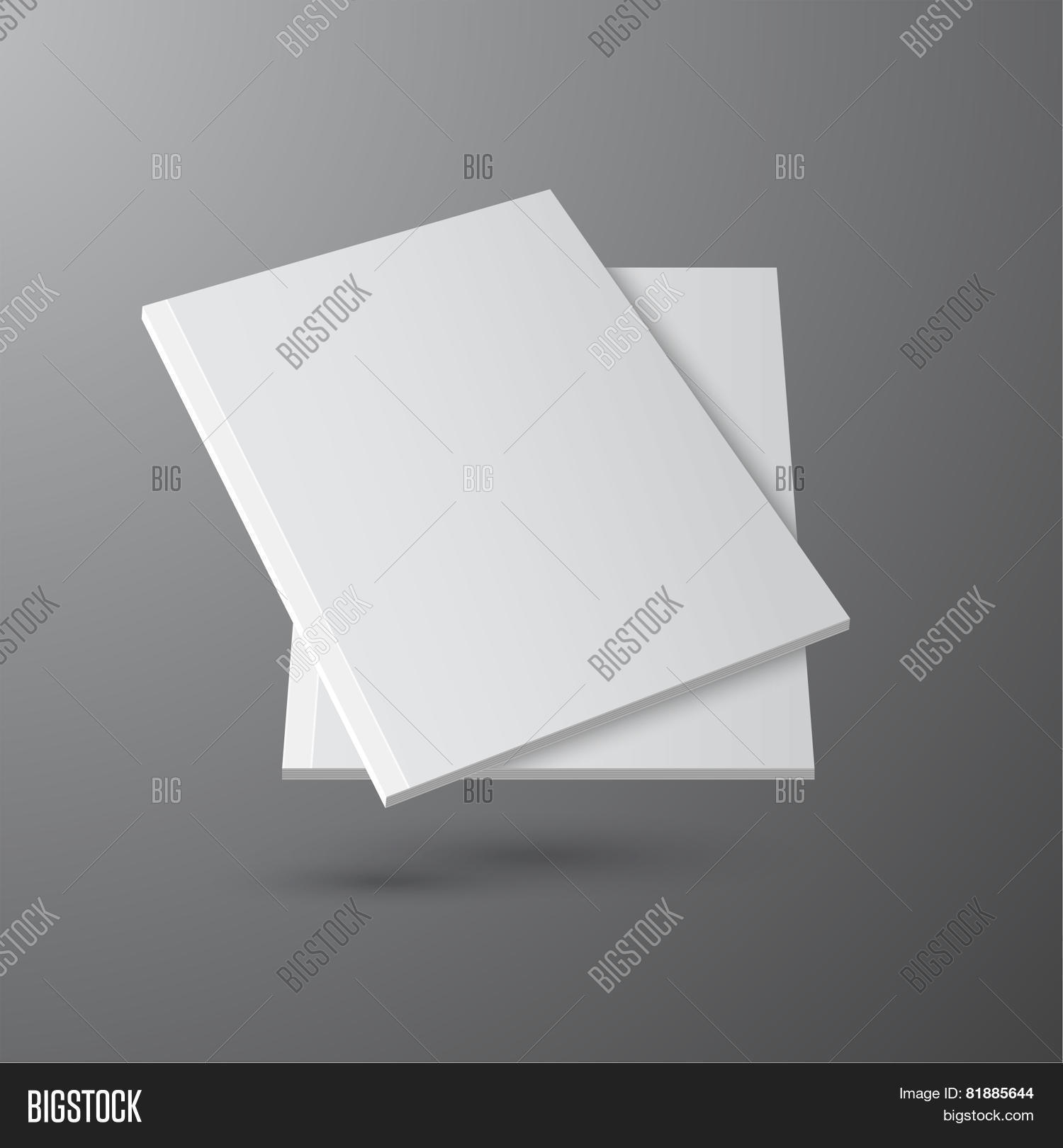Blank Empty Magazine Vector & Photo (Free Trial) | Bigstock