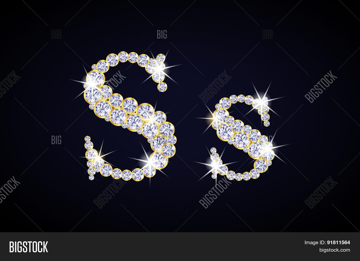 Letter "s" Composed Vector & Photo (Free Trial) | Bigstock