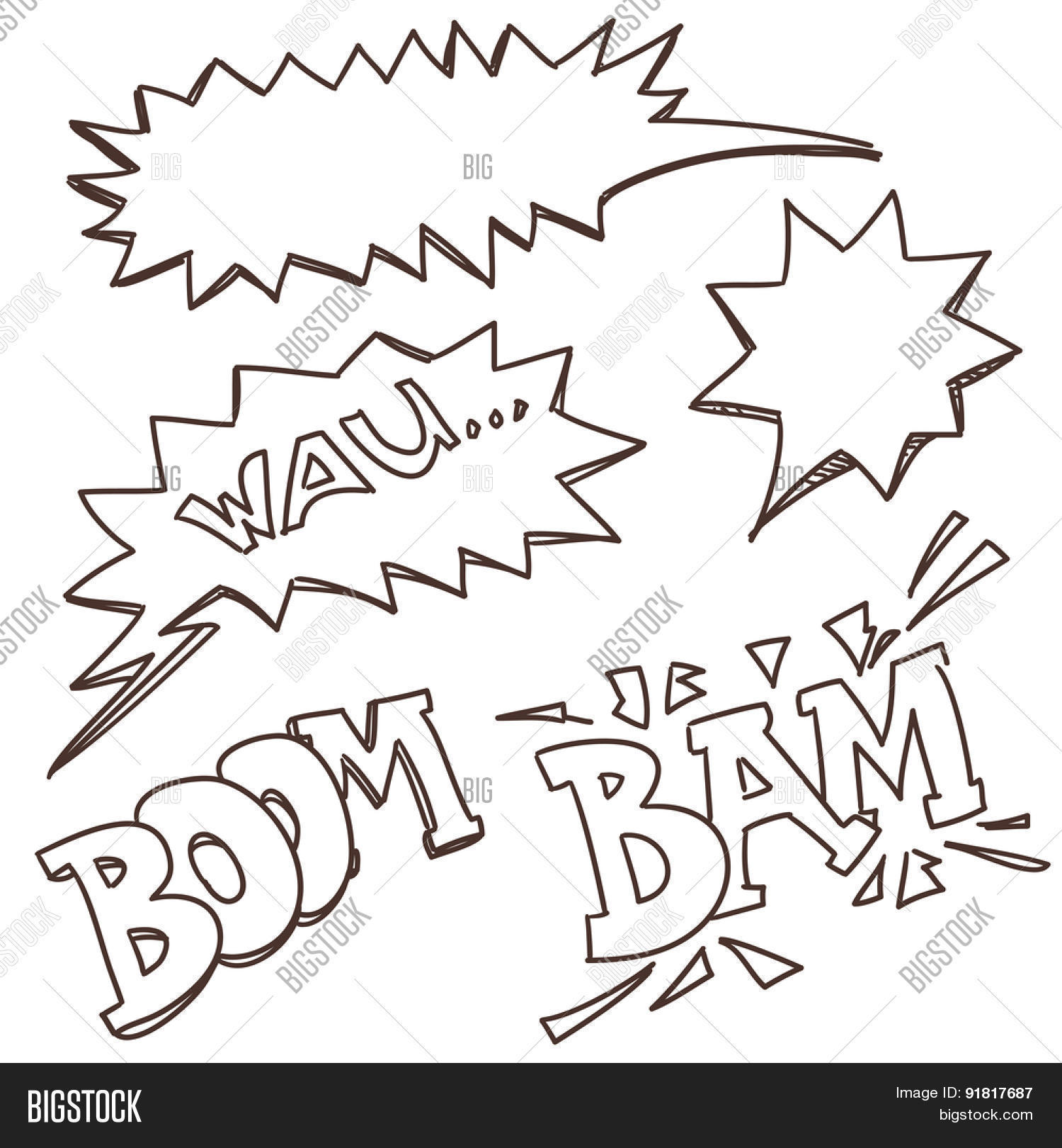 Set Comic Style Talk Image & Photo (Free Trial) | Bigstock