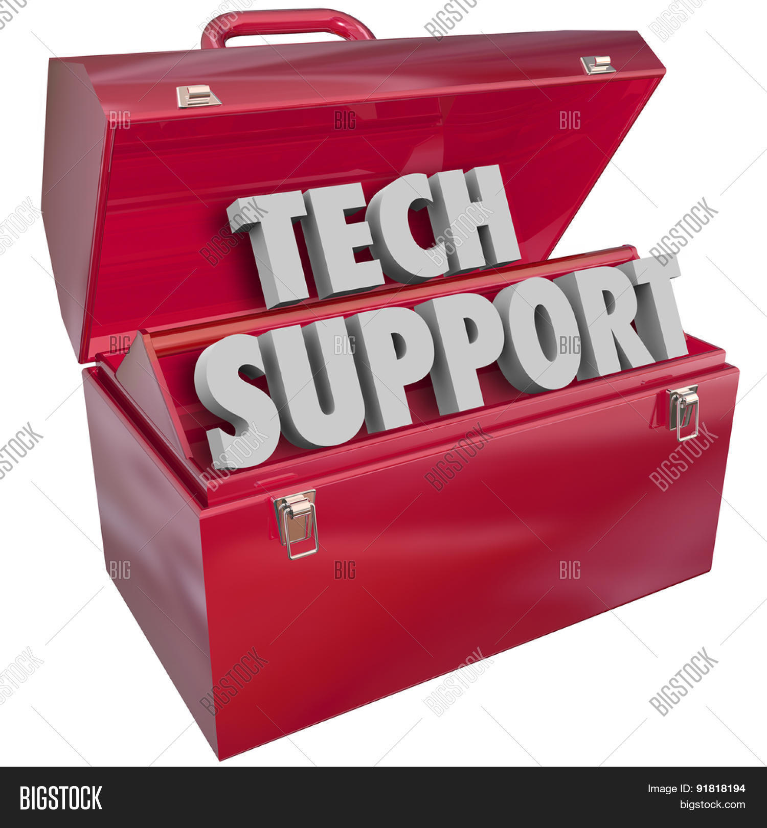 Tech Support Words 3d Image & Photo (Free Trial) | Bigstock