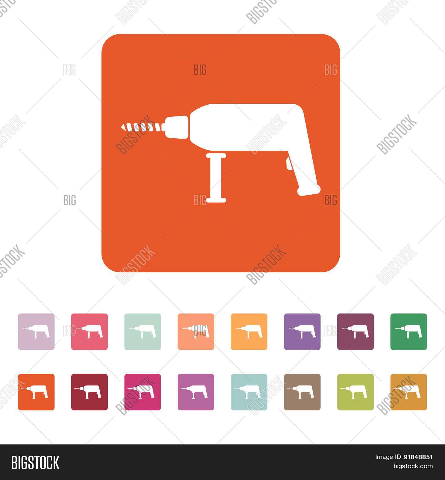 Drill Icon. Vector & Photo (Free Trial) | Bigstock