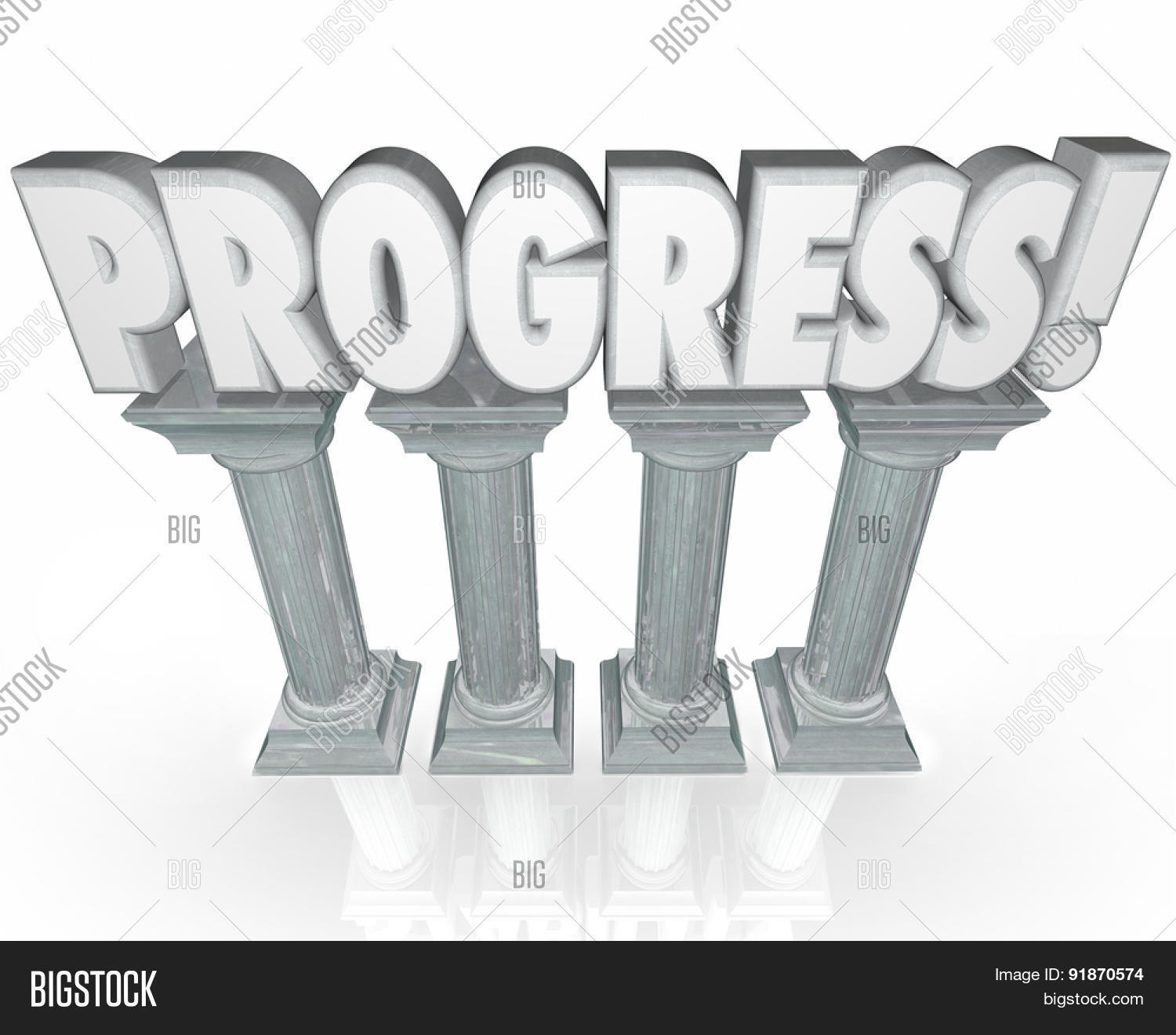 Progress Word 3d Image & Photo (Free Trial) | Bigstock