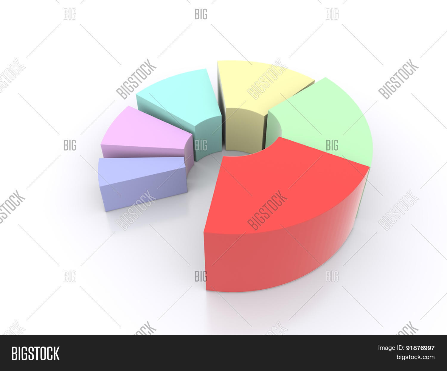 Colored Pie Chart Image & Photo (Free Trial) | Bigstock