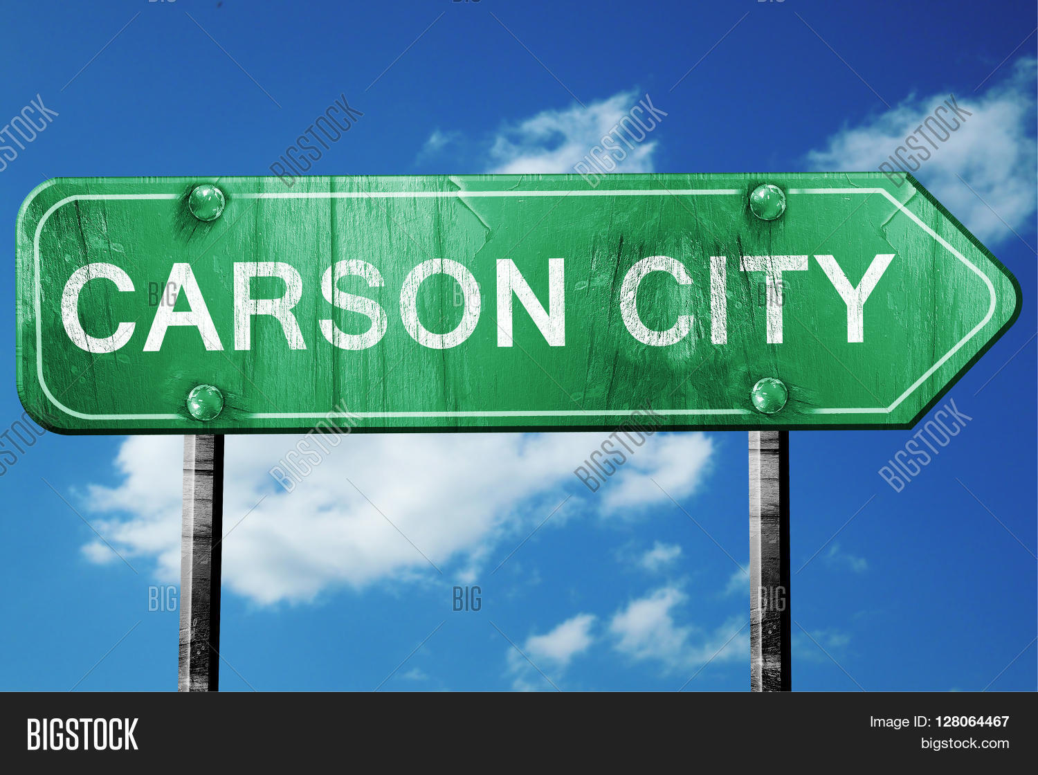 Carson City Road Sign Image & Photo (Free Trial) | Bigstock