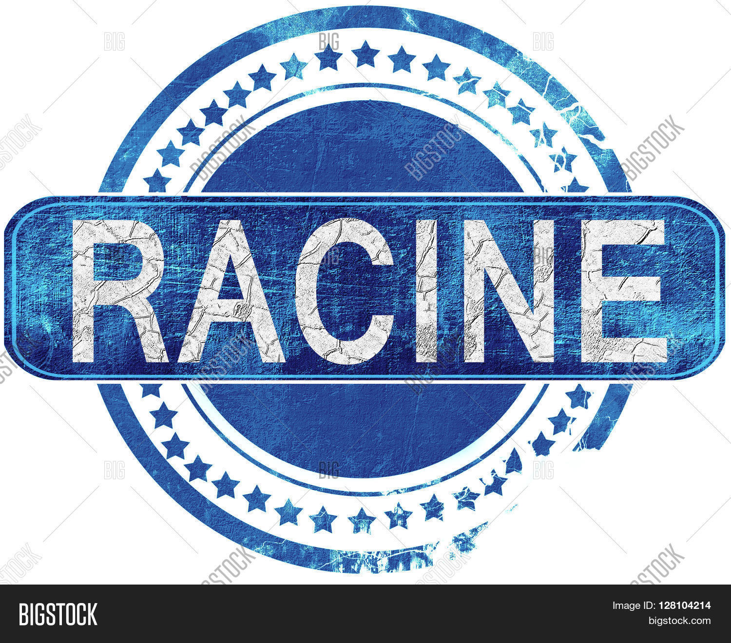 Racine Grunge Blue Image & Photo (Free Trial) | Bigstock