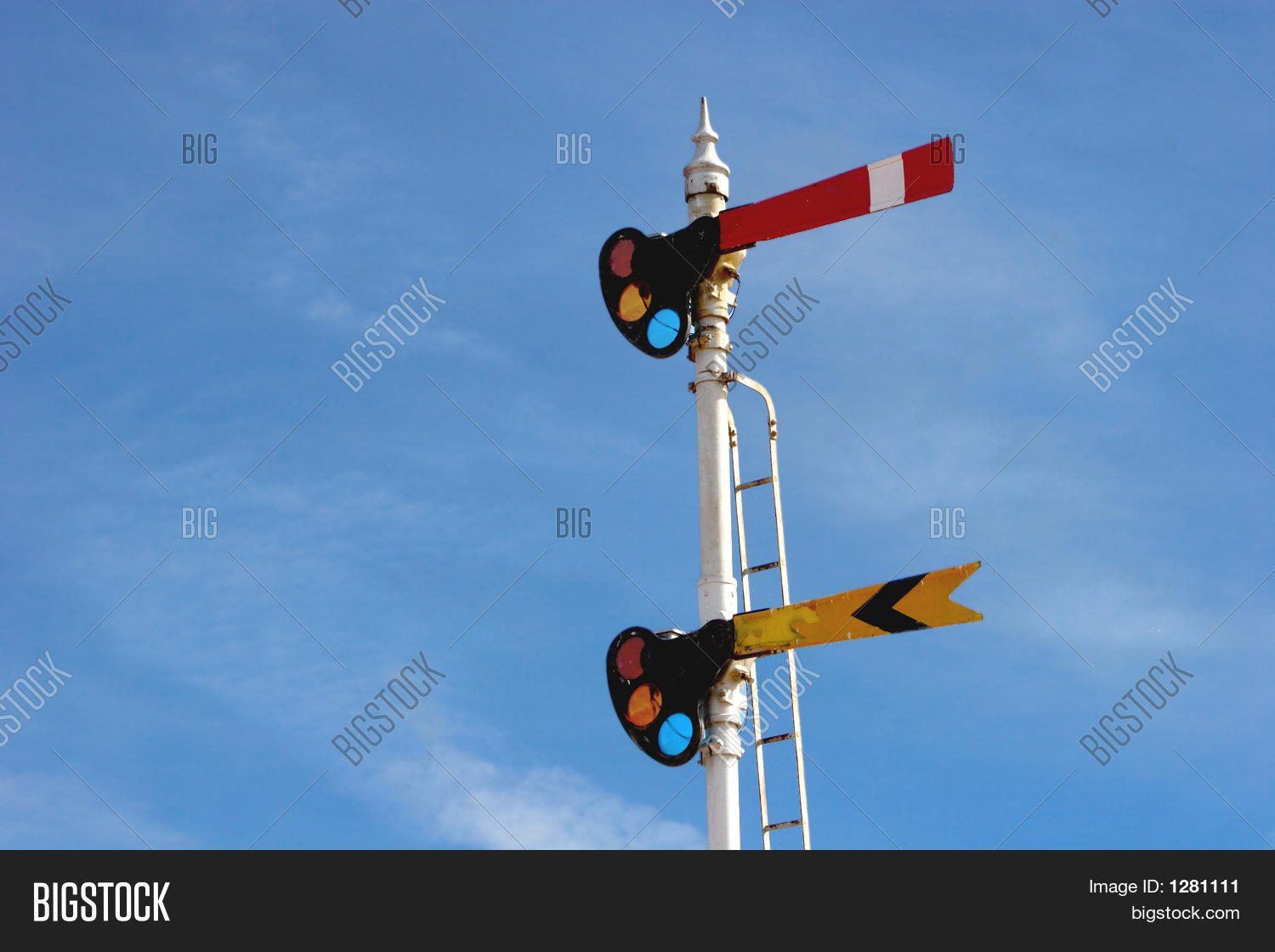 Old Train Signals Image & Photo (Free Trial) | Bigstock