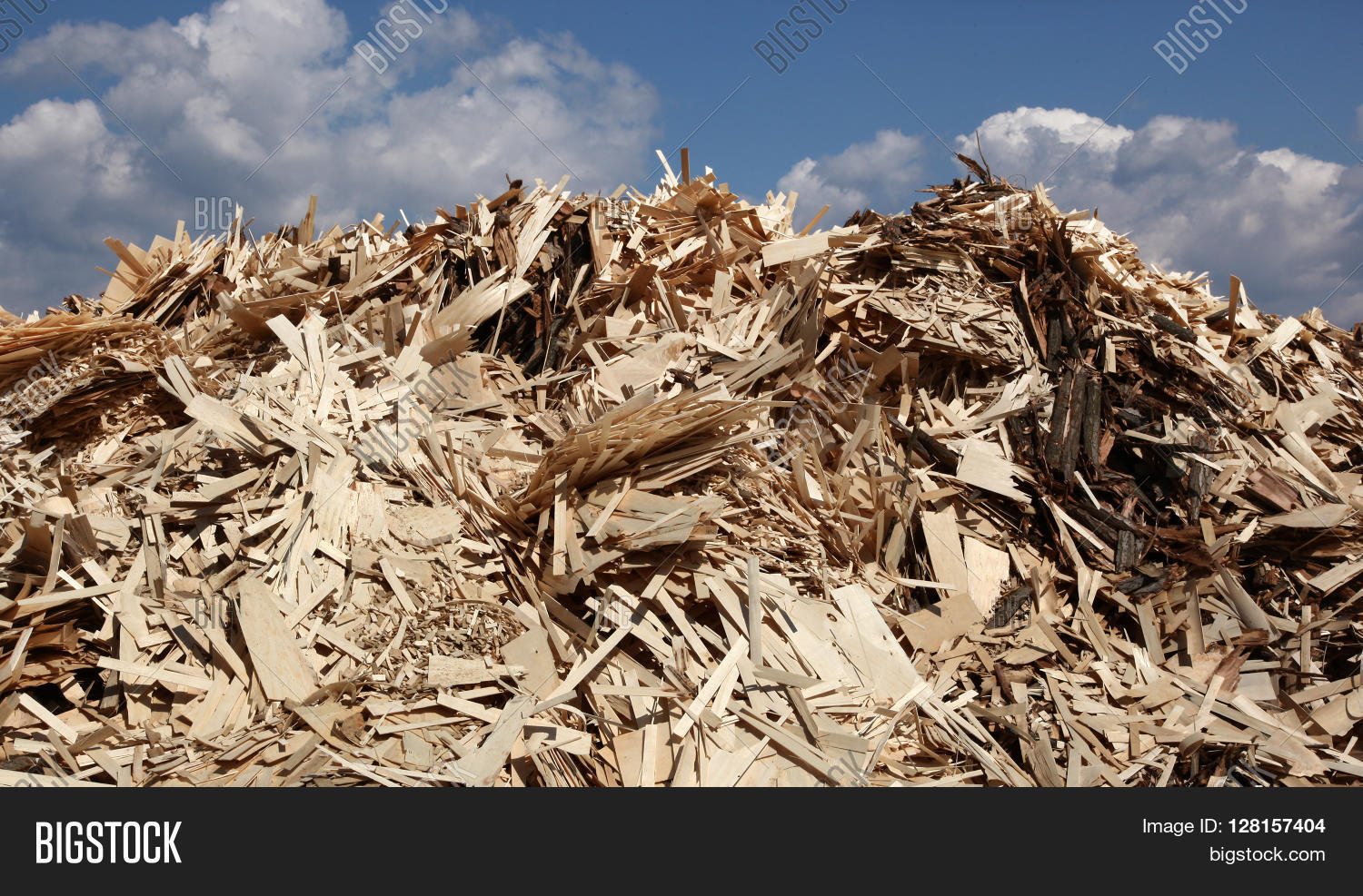 Huge Pile Wood Waste Image & Photo (Free Trial) | Bigstock