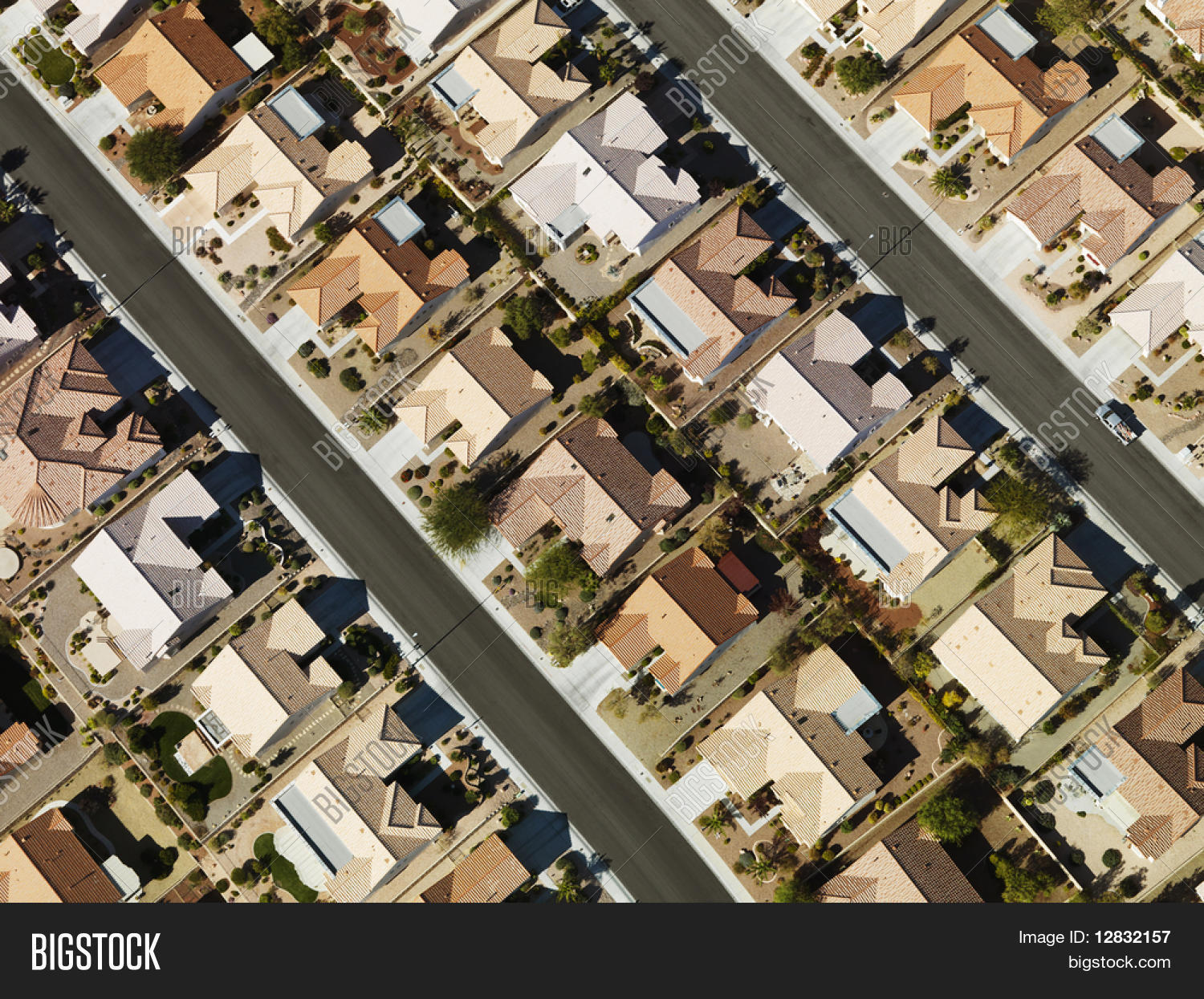 Aerial View Suburban Image & Photo (Free Trial) | Bigstock