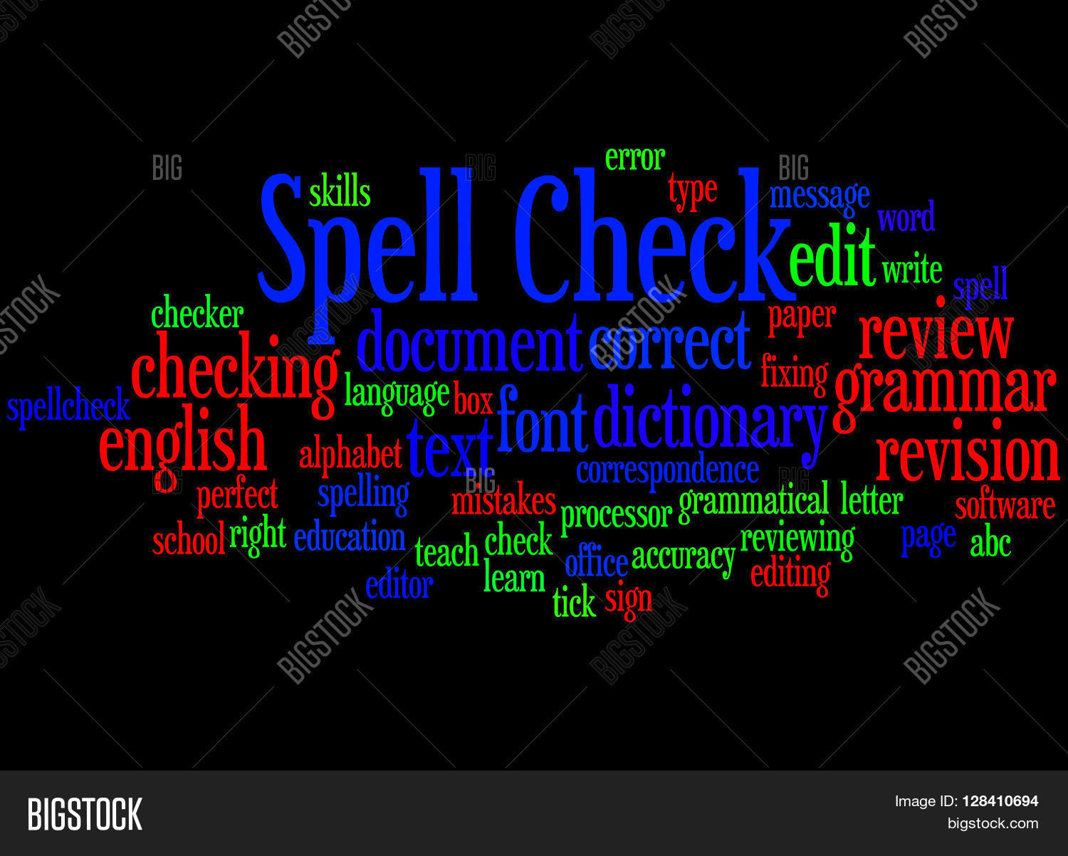 Spell Check, Word Image & Photo (Free Trial) | Bigstock