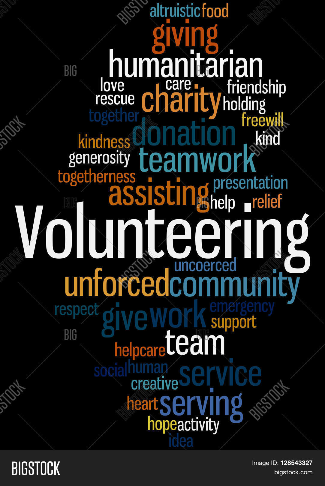 Volunteering, Word Image & Photo (Free Trial) | Bigstock