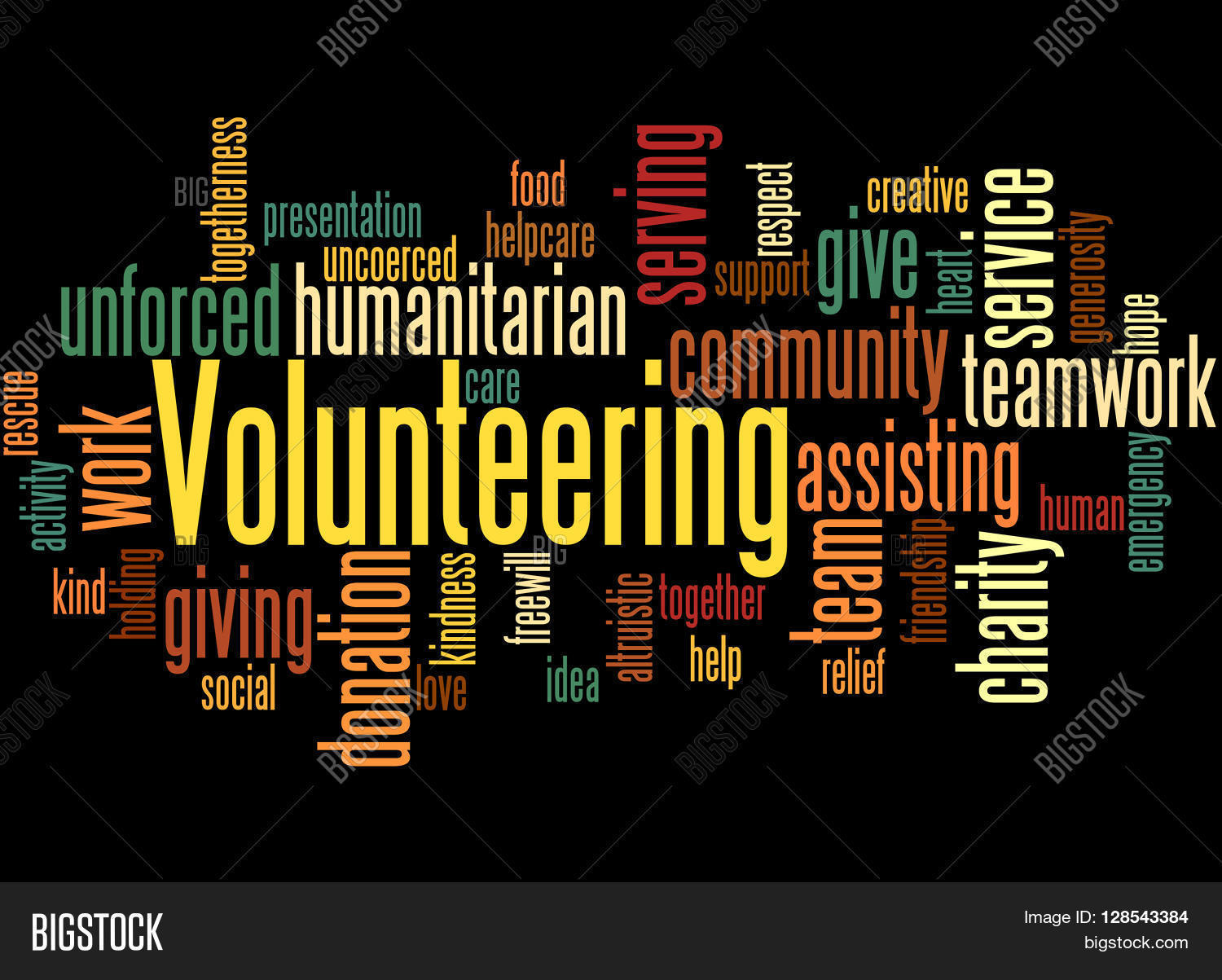 Volunteering, Word Image & Photo (Free Trial) | Bigstock