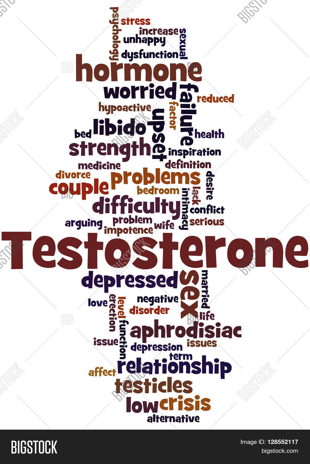 Testosterone, Word Image & Photo (Free Trial) | Bigstock